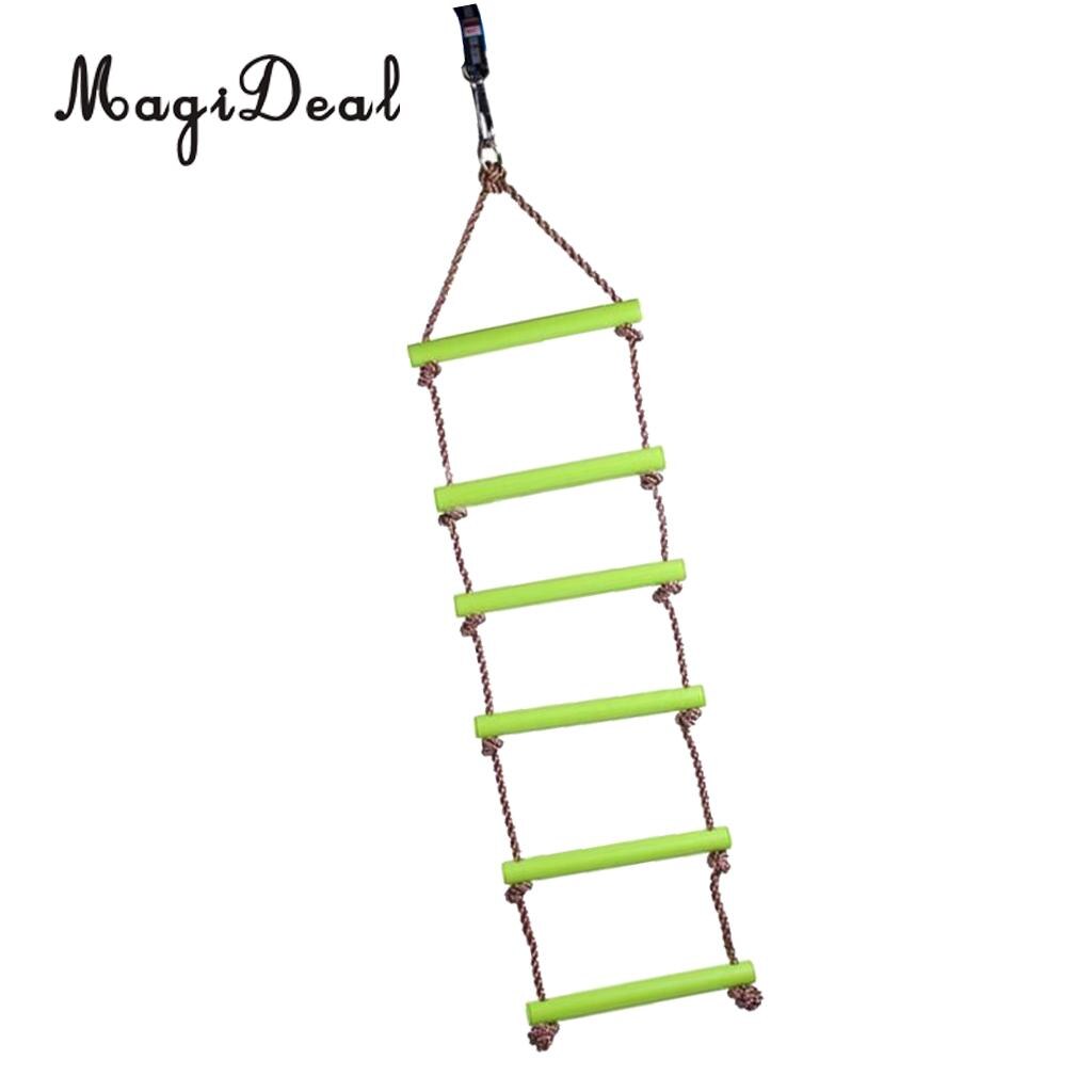 Kids Outdoor Playhouse Plastic 6 Rungs 2m Rope Cli... – Vicedeal