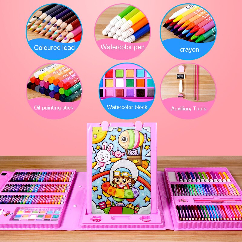86 sets of children's watercolor pen brush color p... – Grandado