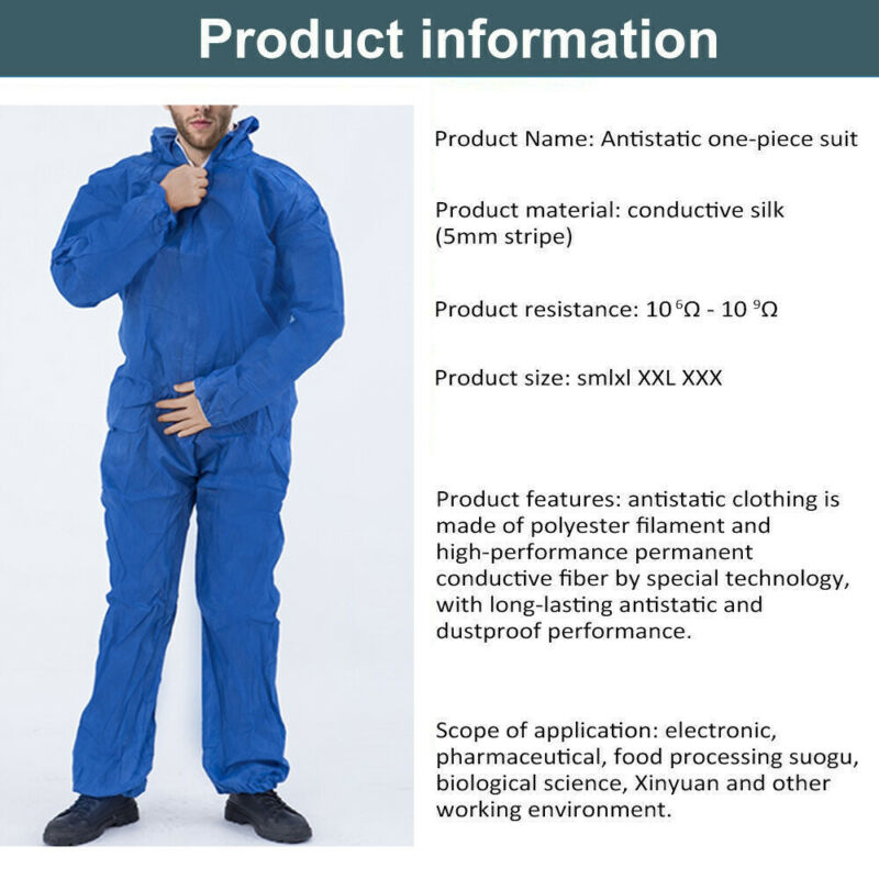 Coveralls Suit Laboratory Factory Non-Woven Fabric... – Grandado