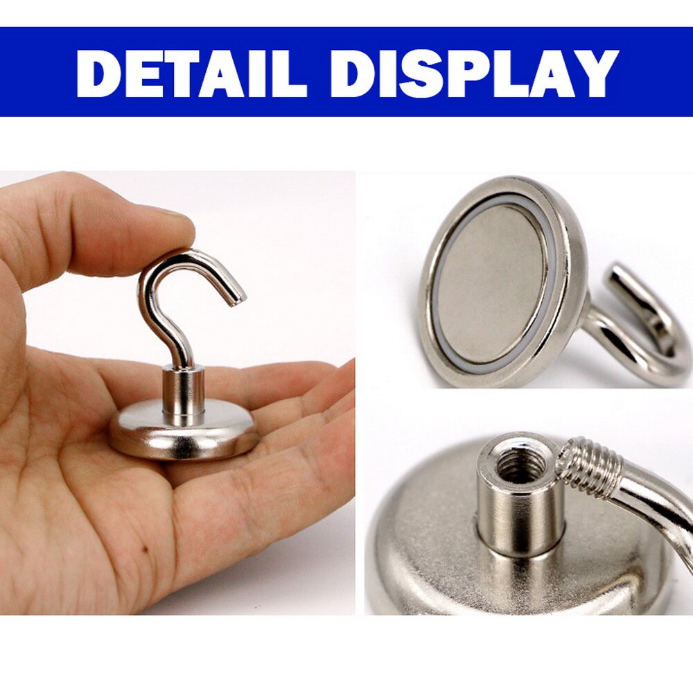 Big Size Strong Neodymium Magnet Hooks Dia42/48/60... – Grandado