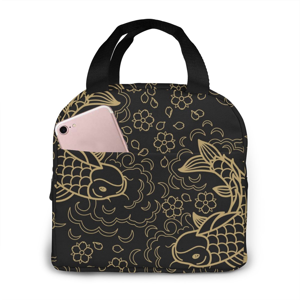 Portable Lunch Bag Koi Fish Thermal Insulated Lunc... – Vicedeal