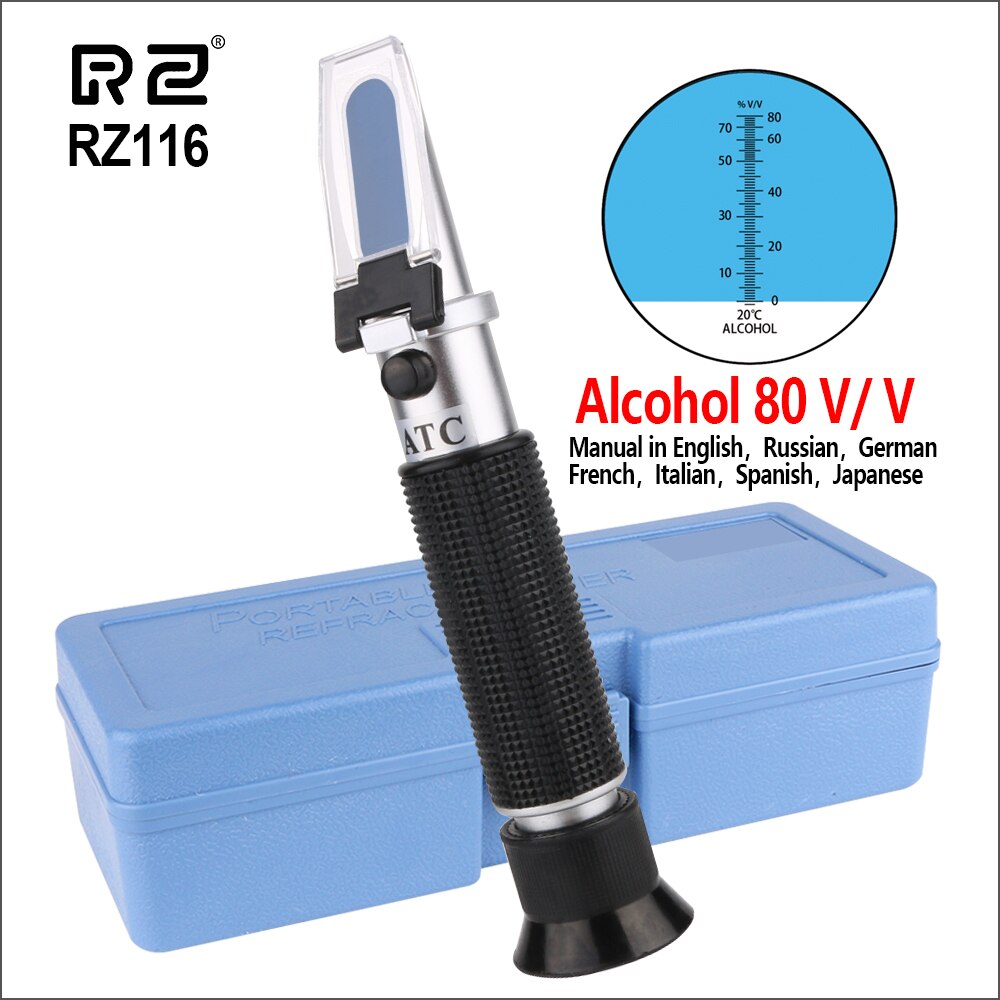 RZ Refractometer Alcohol Meter Portable Auto Digit... – Grandado