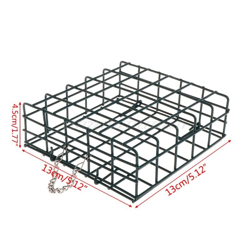 Bird Feeder Green Cube Cage Food Container Outdoor... – Grandado