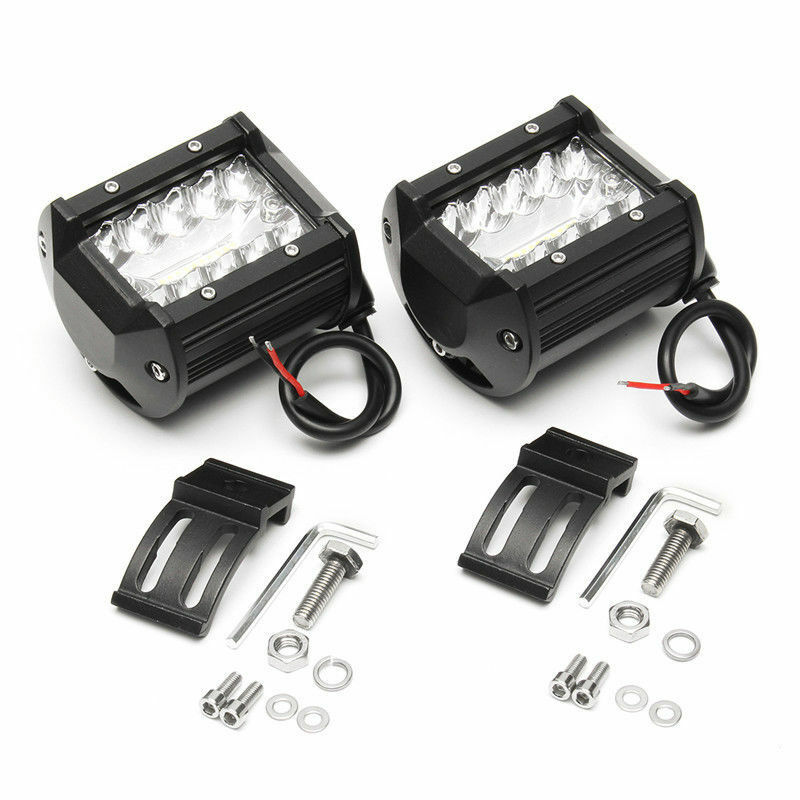 2pcs 4inch 200W LED Work Light Bar Pods Flush Moun... – Grandado