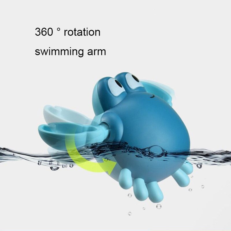 Baby pool toys Bath Toys Cute swim Crab Clockwork ... – Grandado