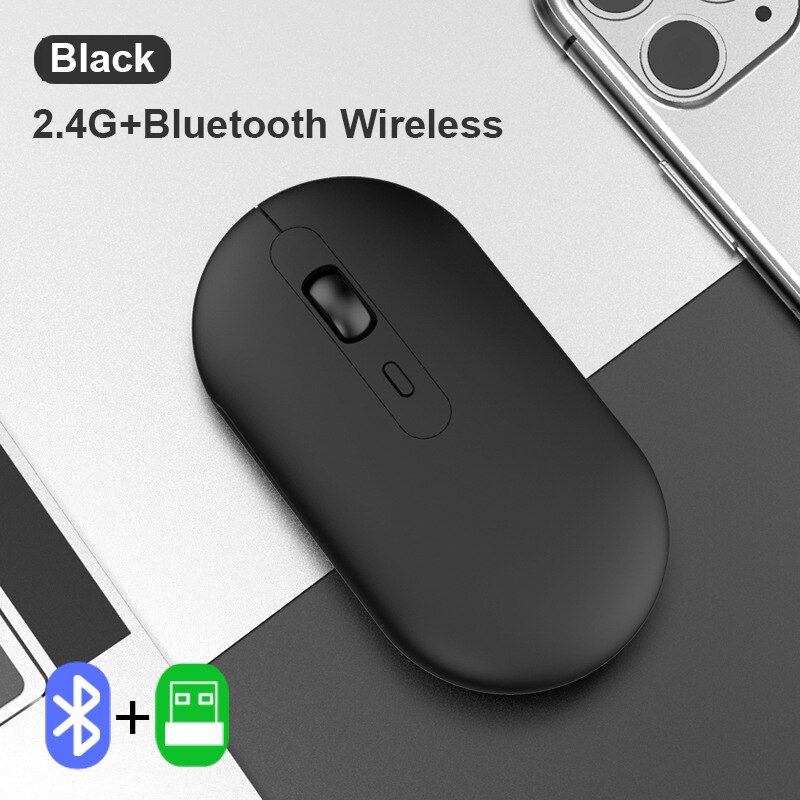 Dual Model 2 4g Bluetooth Silent Wireless Mouse Re Grandado