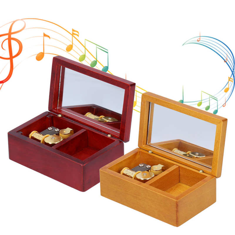 Musical Jewelry Storage Case with Mirror Desktop M... – Vicedeal