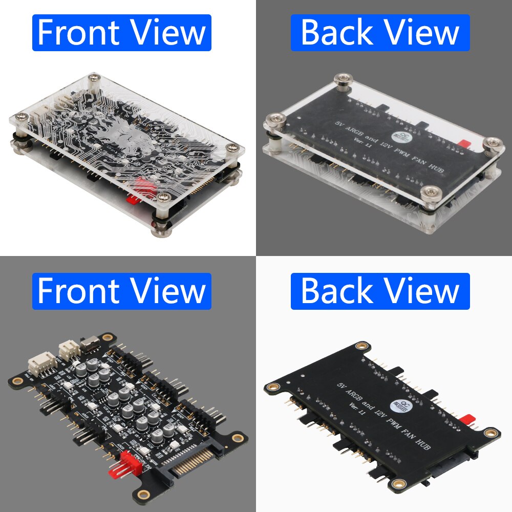 XT-XINTE For PC Case Chassis 1 to 6 Multi Way Fan ... – Grandado