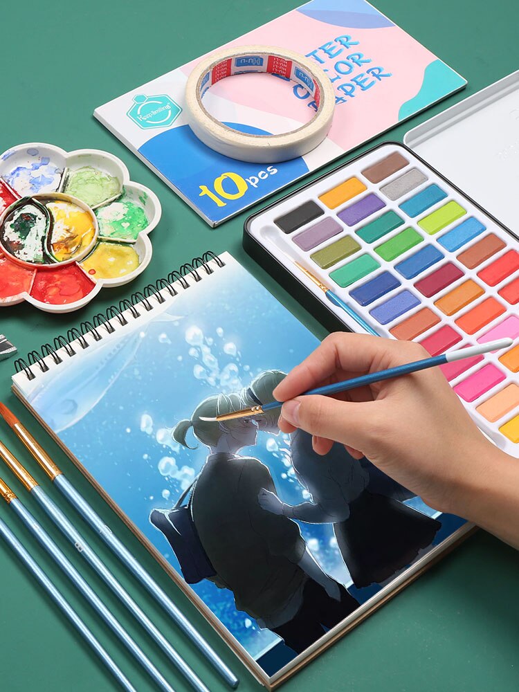 24 36 Colorwatercolor Pigment Set Aquarel Verf Stu... – Grandado