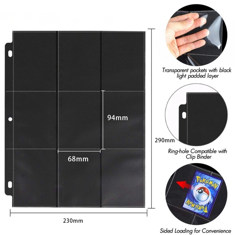 900 Pockets Trading Card Sleeves Binder, Baseball ... – Vicedeal