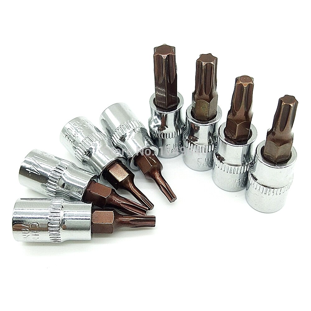 8 stücke Torx Bit Sockel 1/4 "Platz Stick Adapter ... – Vicedeal