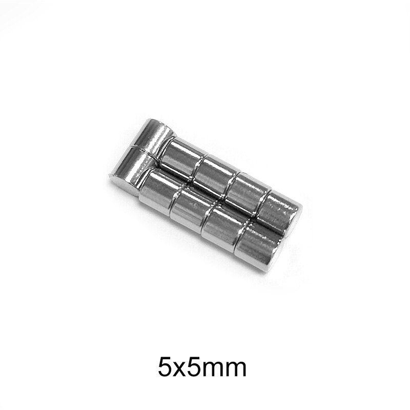 20 ~ 500Pcs 5X5 Mm Super Sterke Neodymium Schijf M... – Grandado