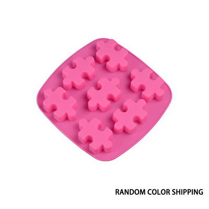 Isterning bakke skimmel puslespil form silikone di... – Grandado