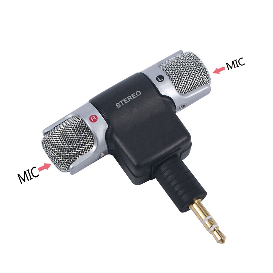 kebidu Mini 3.5mm Microphone Stereo Mic For Record... – Grandado