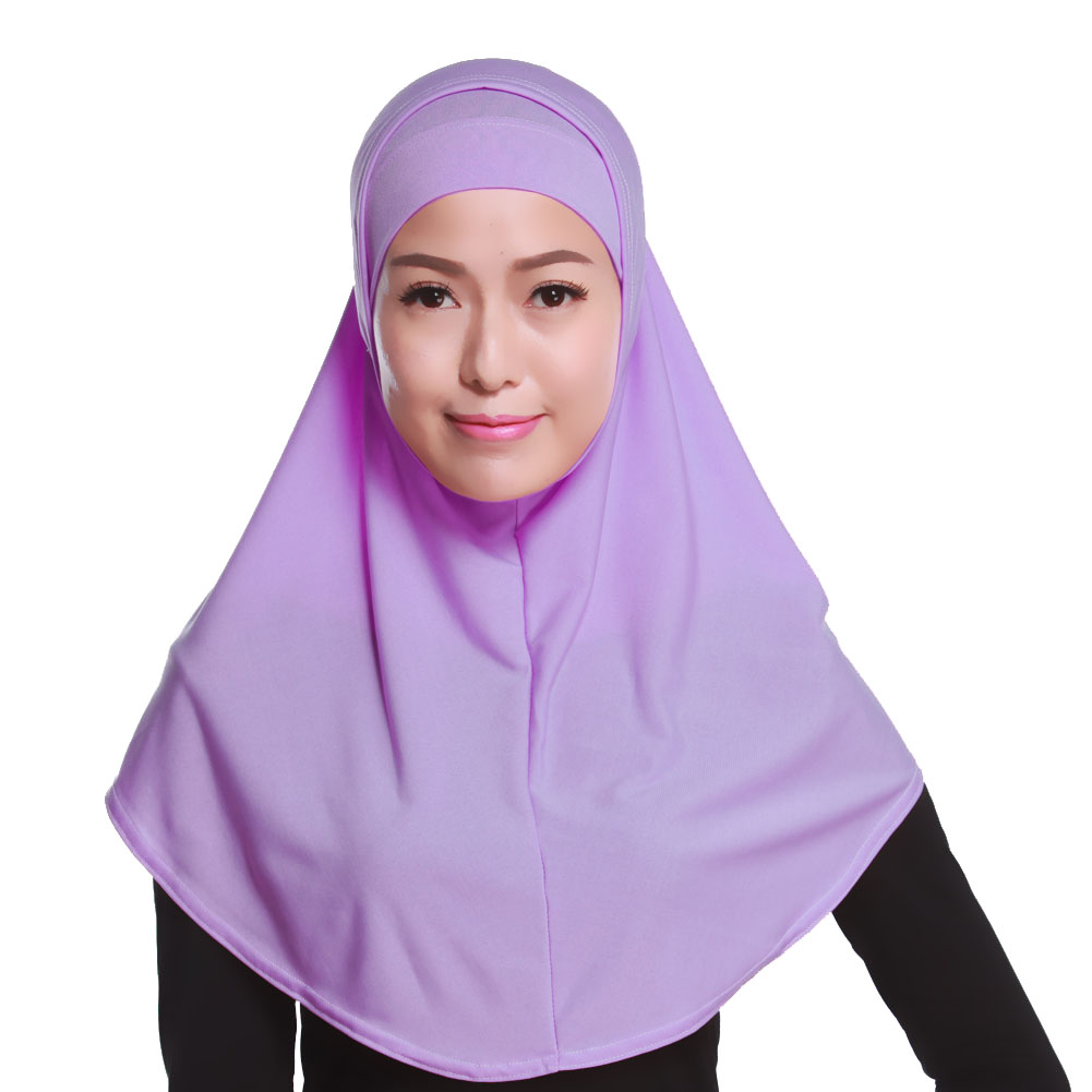 2 Pieces Set Muslim Women Bone Bonnet Hat Hijab In... – Grandado