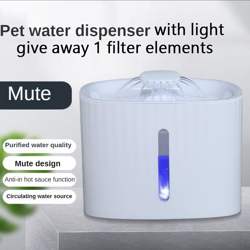 Mute Automatische Kat Fontein Filter Indoor 3L Dri... – Grandado