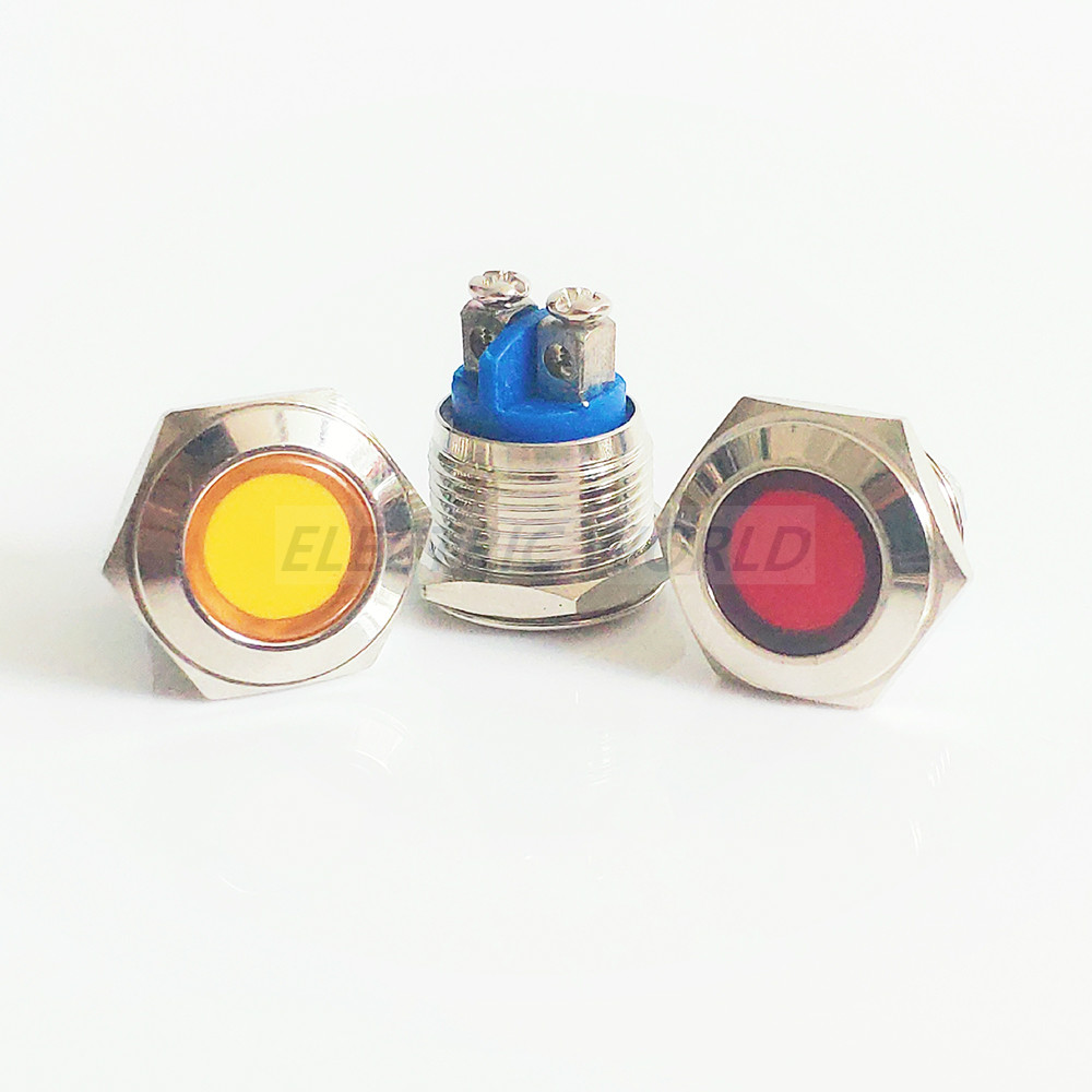 12mm waterproof Signal indicator lamp LED Metal In... – Vicedeal