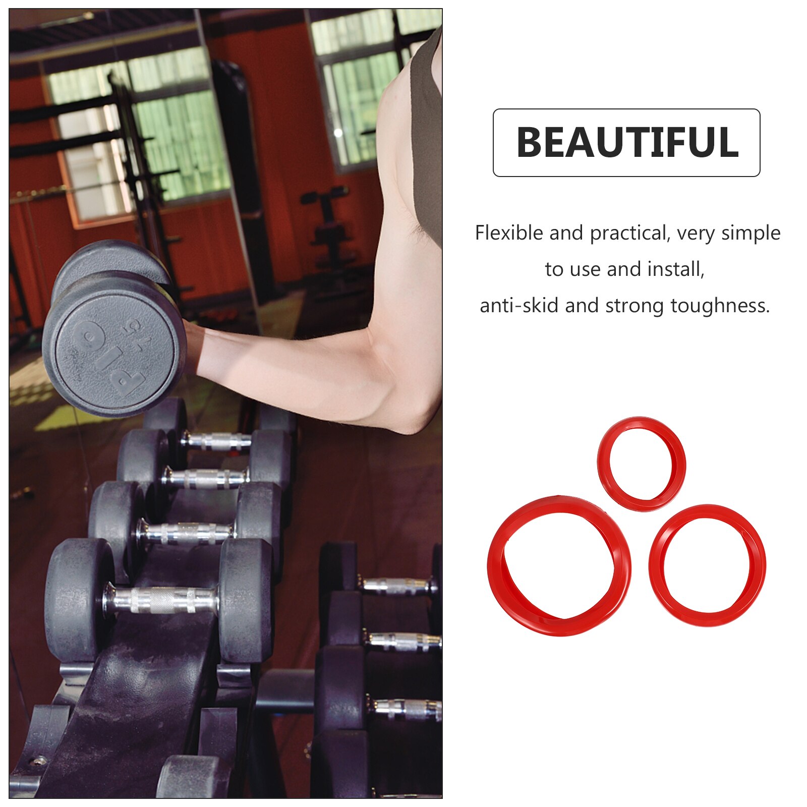16Pcs Detachable Dumbbell Covers Non-slip Dumbbell... – Grandado