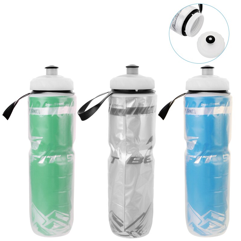 710ML Bicycle Water Bottle Outdoor Dual Layer Ther... – Grandado