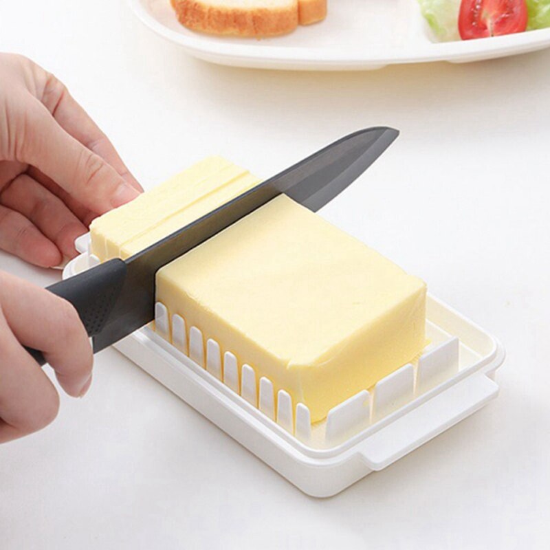 Butter Cutting Storage Box Butter Dish Cutter With... – Vicedeal