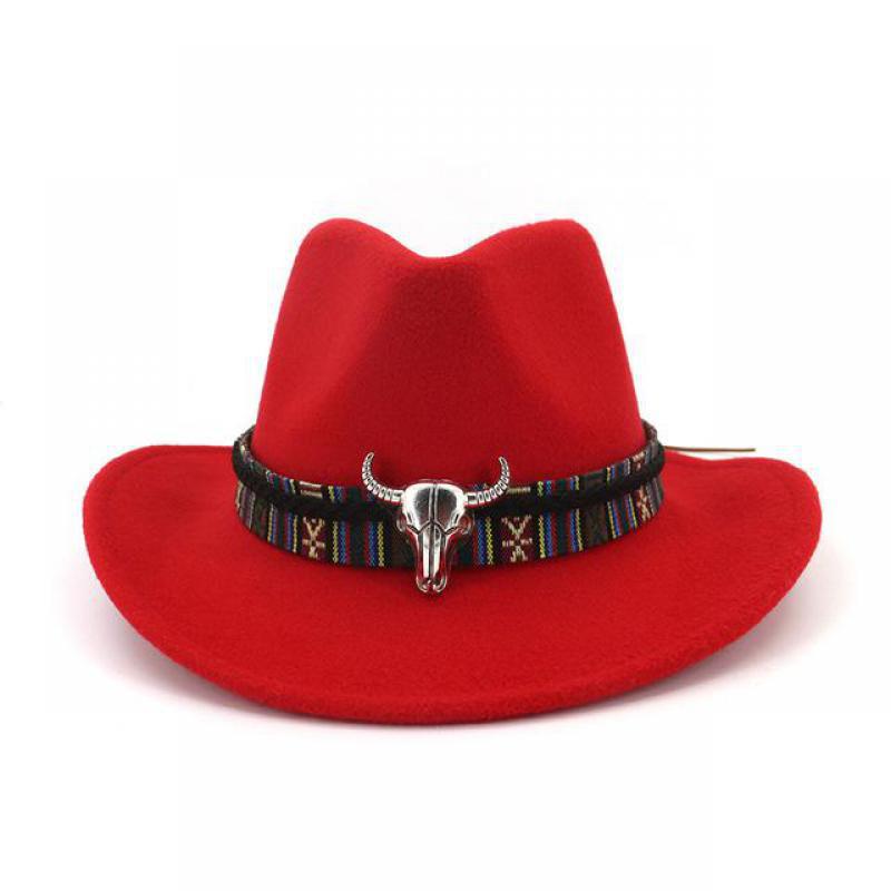 Wide Brim Western Cowboy Jazz Hat Cap Men Women Wo... – Vicedeal