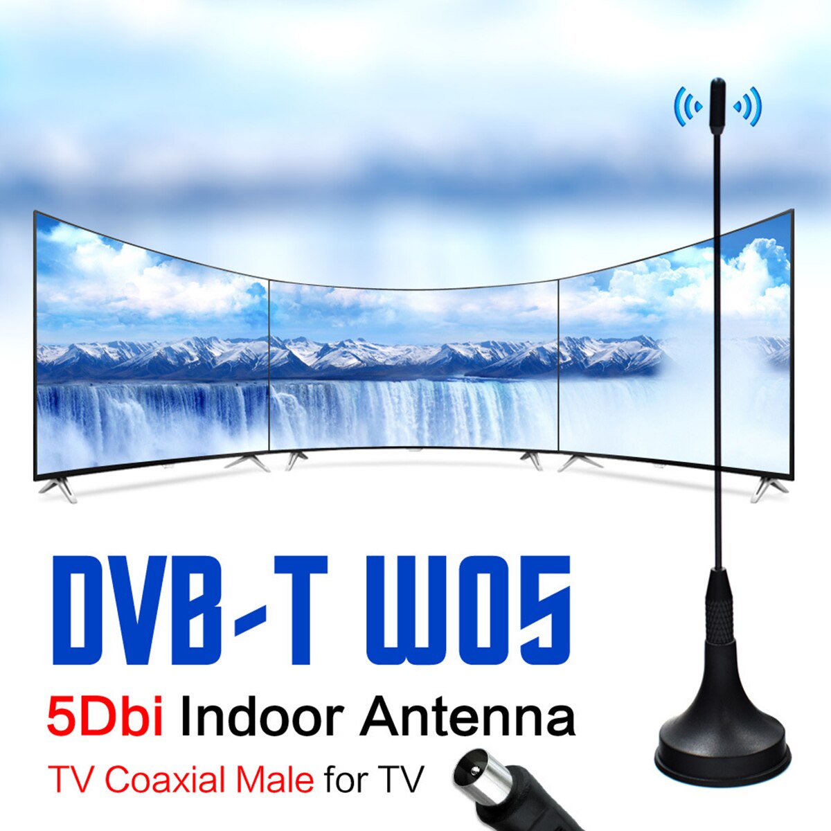 Portable Stick TV Antenna Indoor Outdoor Digital H... – Grandado