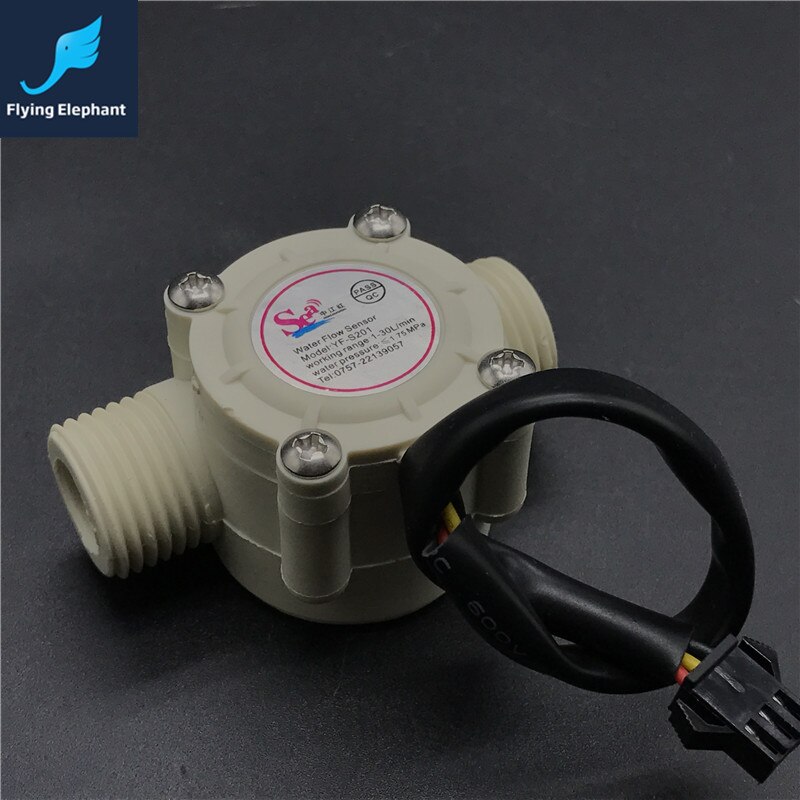 G1/2 Water Heater Water Flow Sensor Flowmeter 1-30... – Grandado