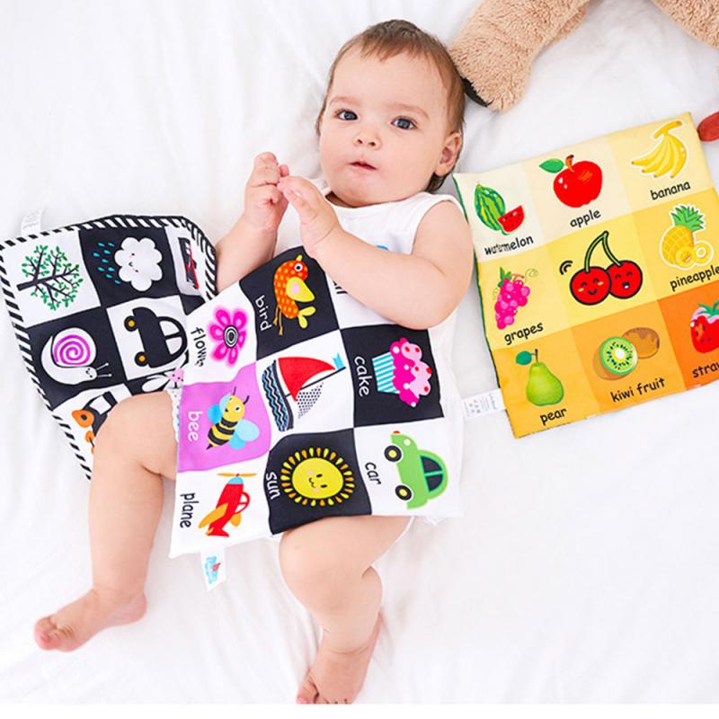 Baby Cloth Book Soft Newborn Early Learning Educat... – Grandado