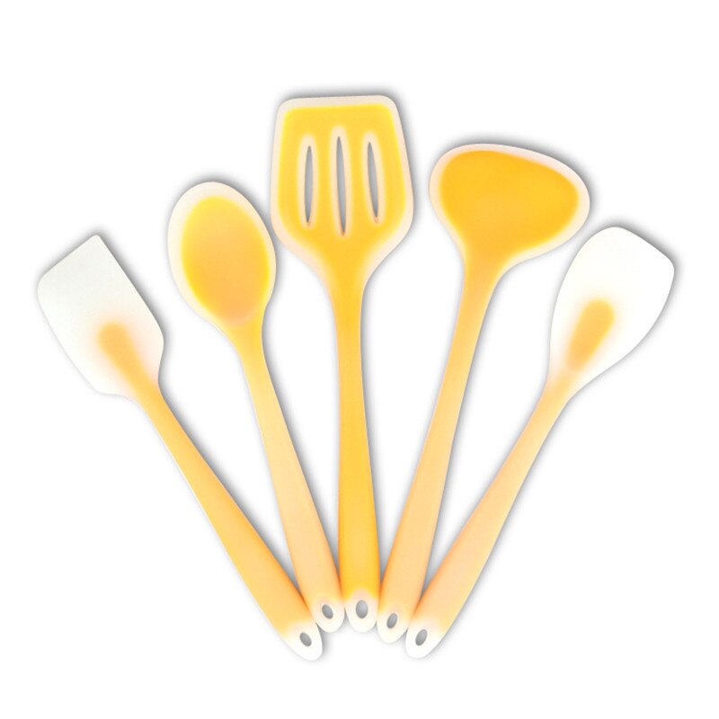 Translucent Silicone Kitchenware Set of 5 Non-stic... – Vicedeal