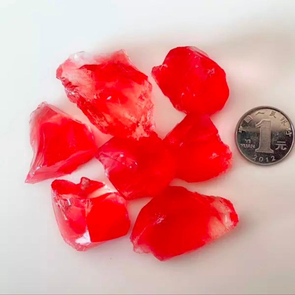 Natural de cristal rojo sandía piedra aromático pi... – Grandado