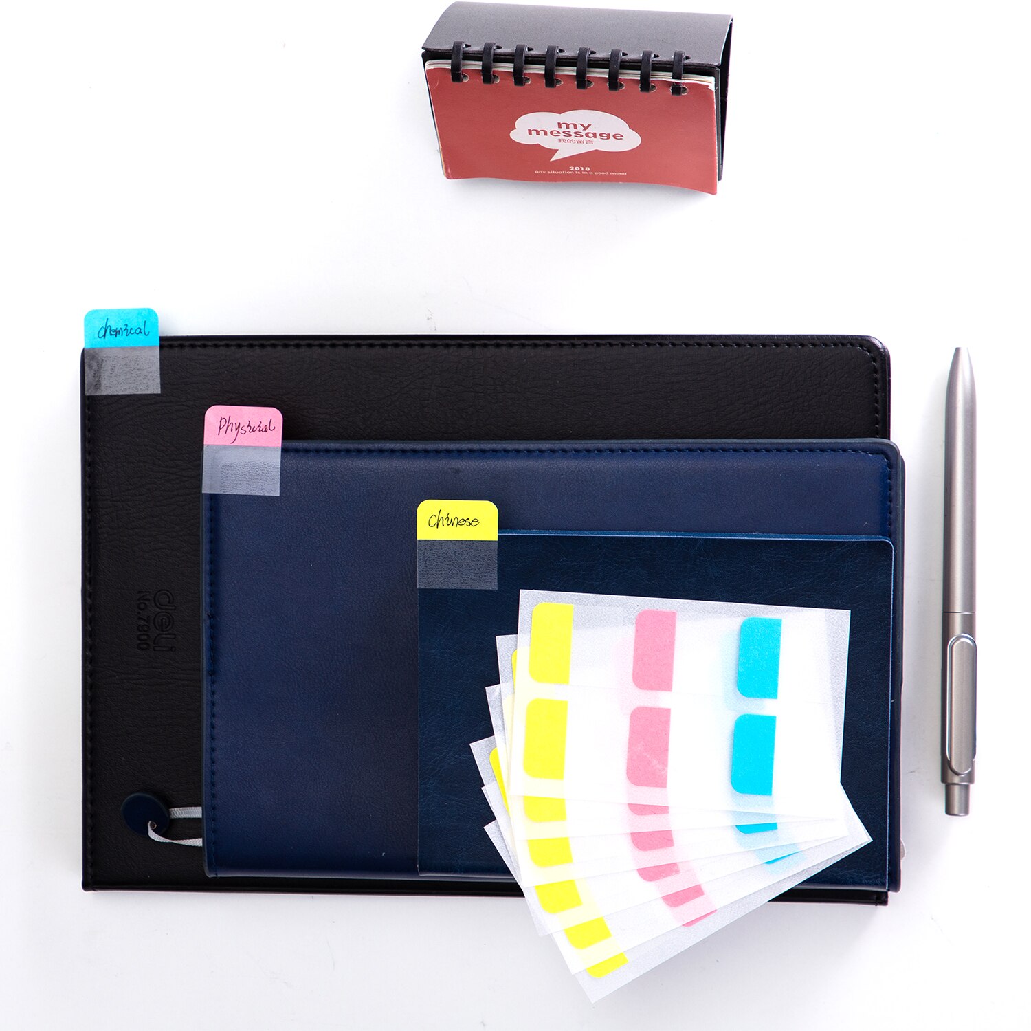 Deli Plastic Planner Stickers Index Tabs 3 Kleuren... – Grandado