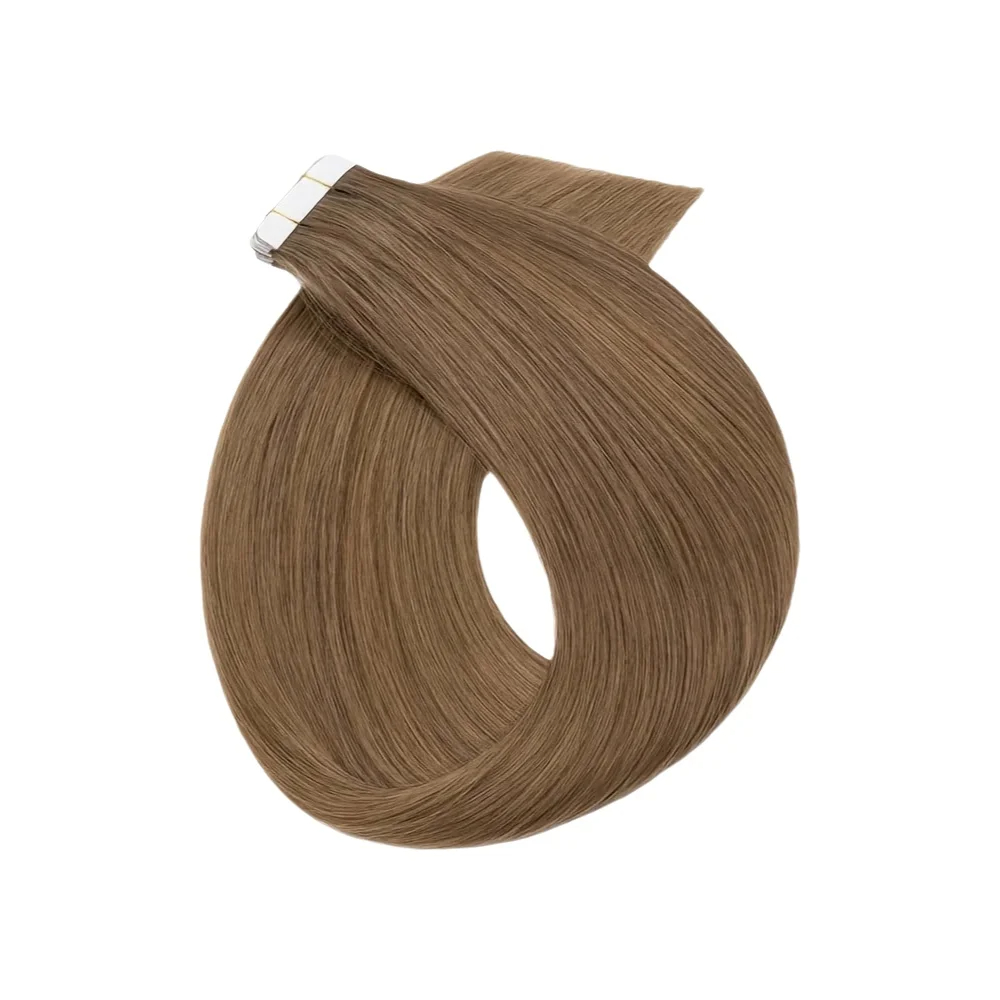 # 6 naadloze mini-tape-in haarextensies, steil rem... – Vicedeal