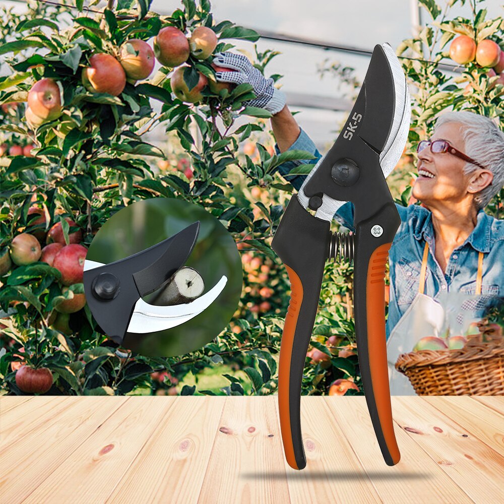Garden steel pruning shears home fruit tree potted... – Vicedeal