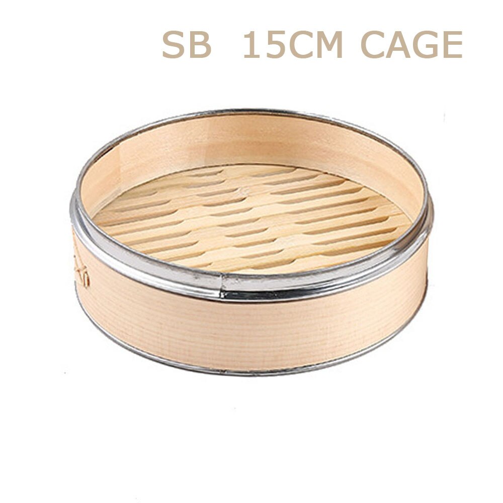 Stainless Steel Edging Bamboo Steamer Dim Sum Dish... – Vicedeal