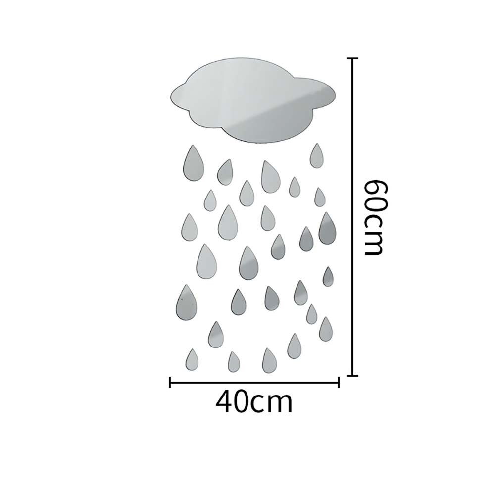 Cloud Raining Pattern Art Mural Decal Decoration f... – Grandado