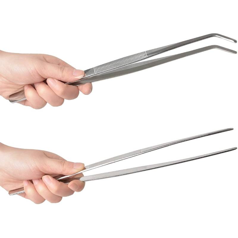 2pcs 5/6/8/10/12/15 Inch Feeding Tongs Stainless S... – Grandado