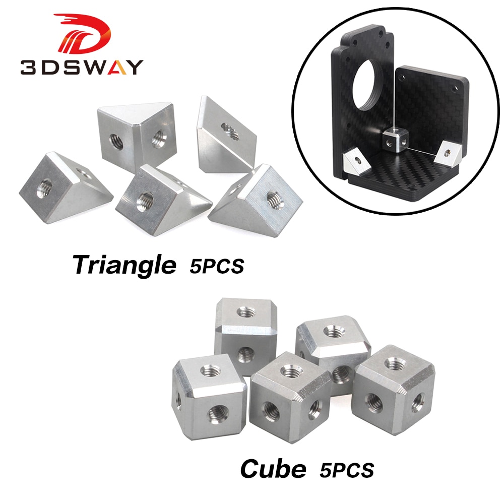 3DSWAY 3D Printer Parts Screw Nut Bracket Fixing P... – Grandado