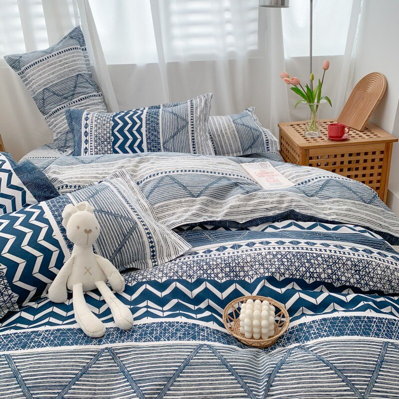 Bohemian Style Bedding Set,Duvet Cover 200x200 Pil... – Grandado
