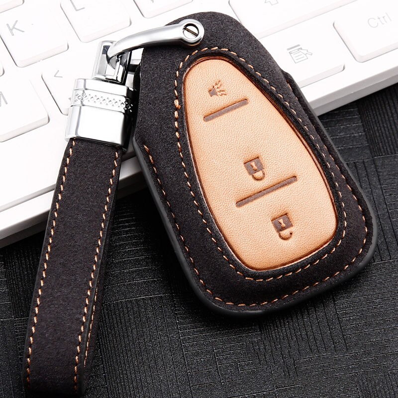 leather Car Key Cover Case For Chevrolet Cruze Spa... – Vicedeal