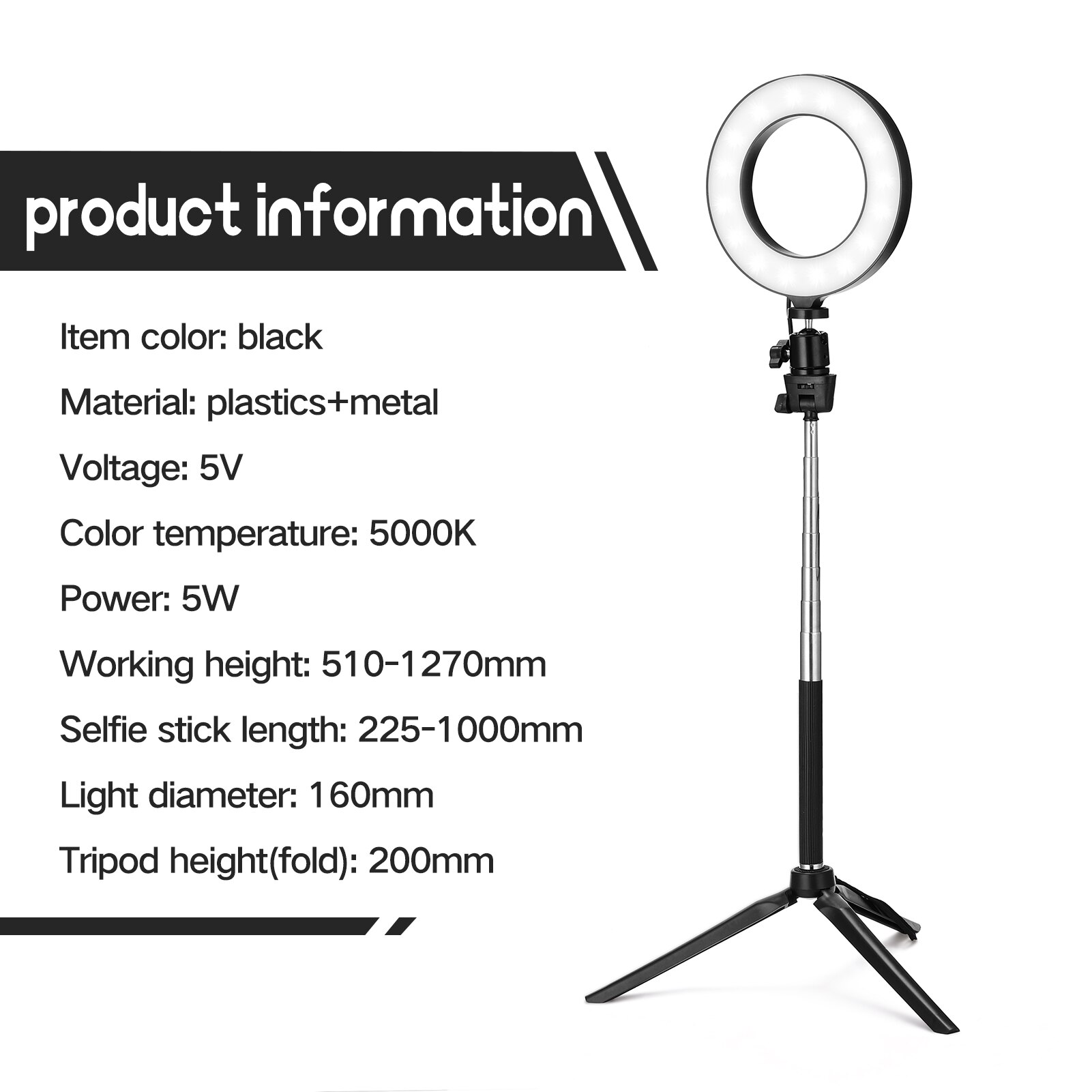 Photography Light LED Ring Light USB Dimmable Wide... – Grandado