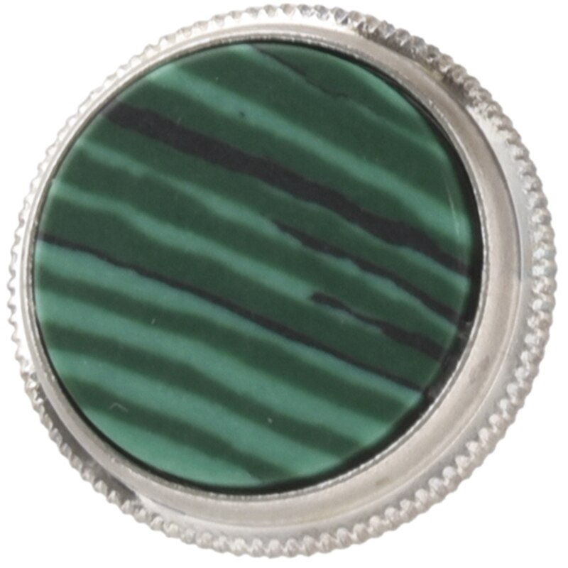 3 stykker forgyldt malakitindsats fingerknapper ti... – Grandado