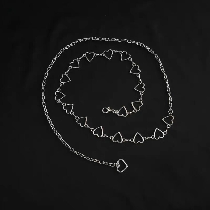 Waistband Pants Classic Waist Chain Love Heart Hol... – Vicedeal