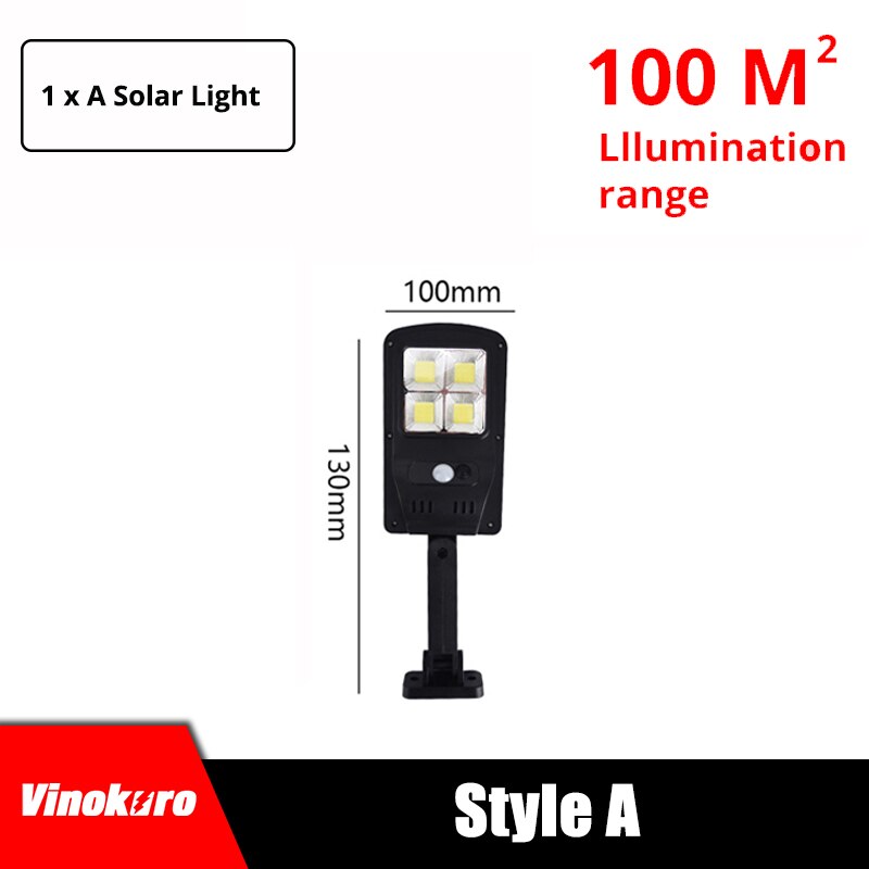 COB Solar Light Powerful LED Wall Lamp Remote Cont... – Vicedeal