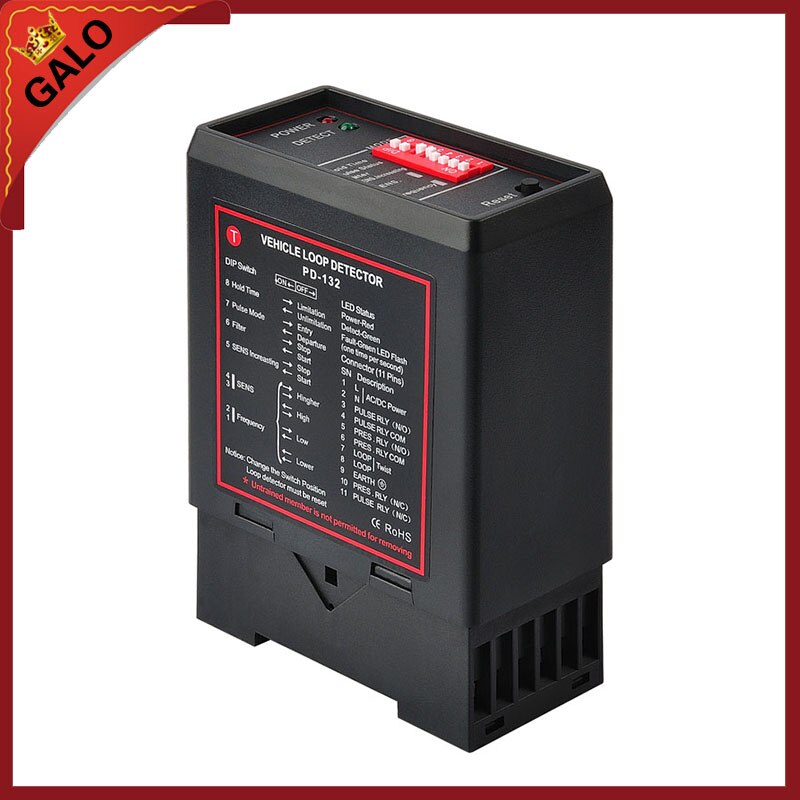 single channel inductive vehicle loop detector controller module for ...