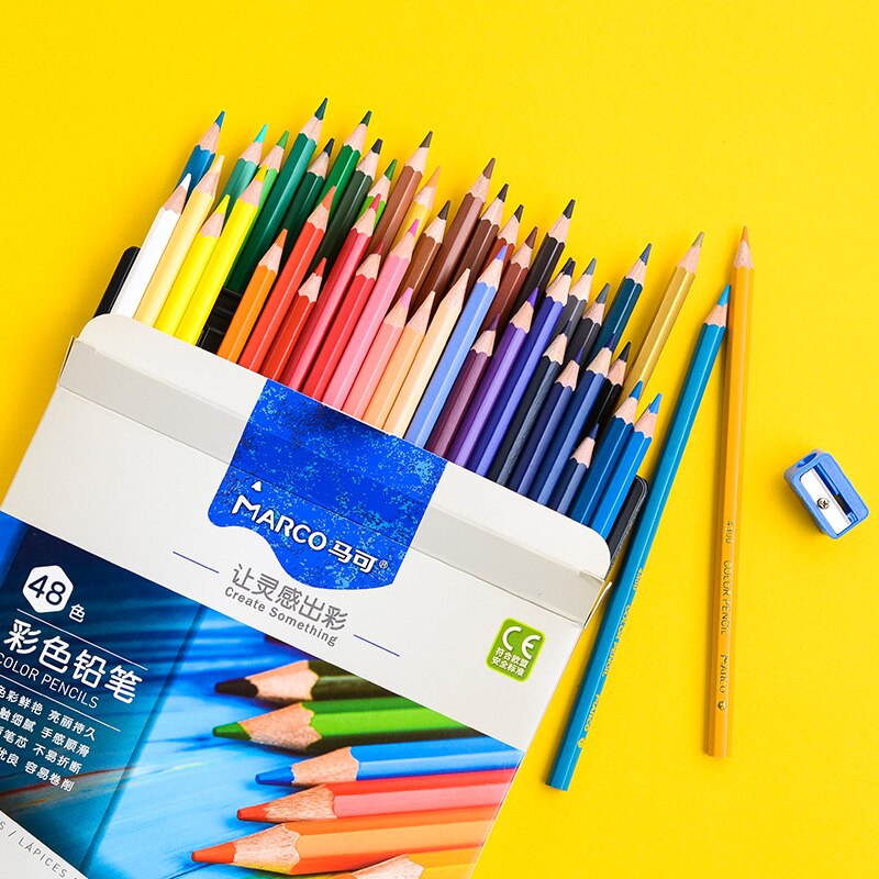 Marco 24/36/48/72colors Oil Color Pencil Set Artis... – Grandado