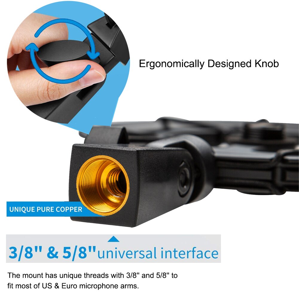 Blue Microphone Shock Mount Alloy Shock Mount Shoc... – Grandado