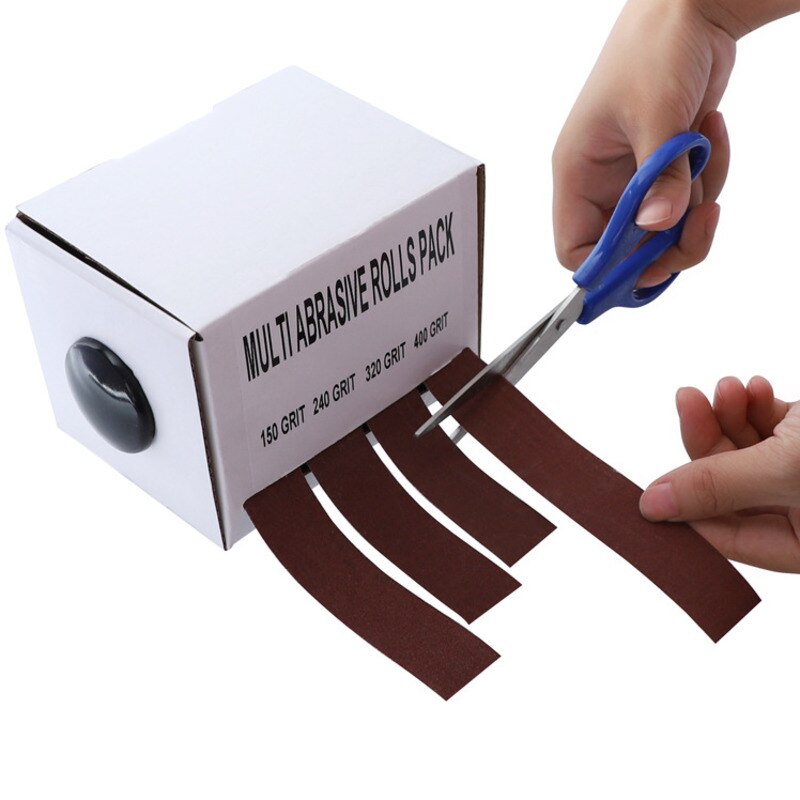 6M Sandpaper Dry Matte Belt Box 4 Roll Soft Sand C... – Vicedeal