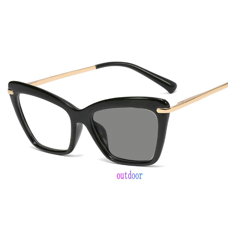 Myopia Sunglasses Photochromic Finished black Wome... – Grandado