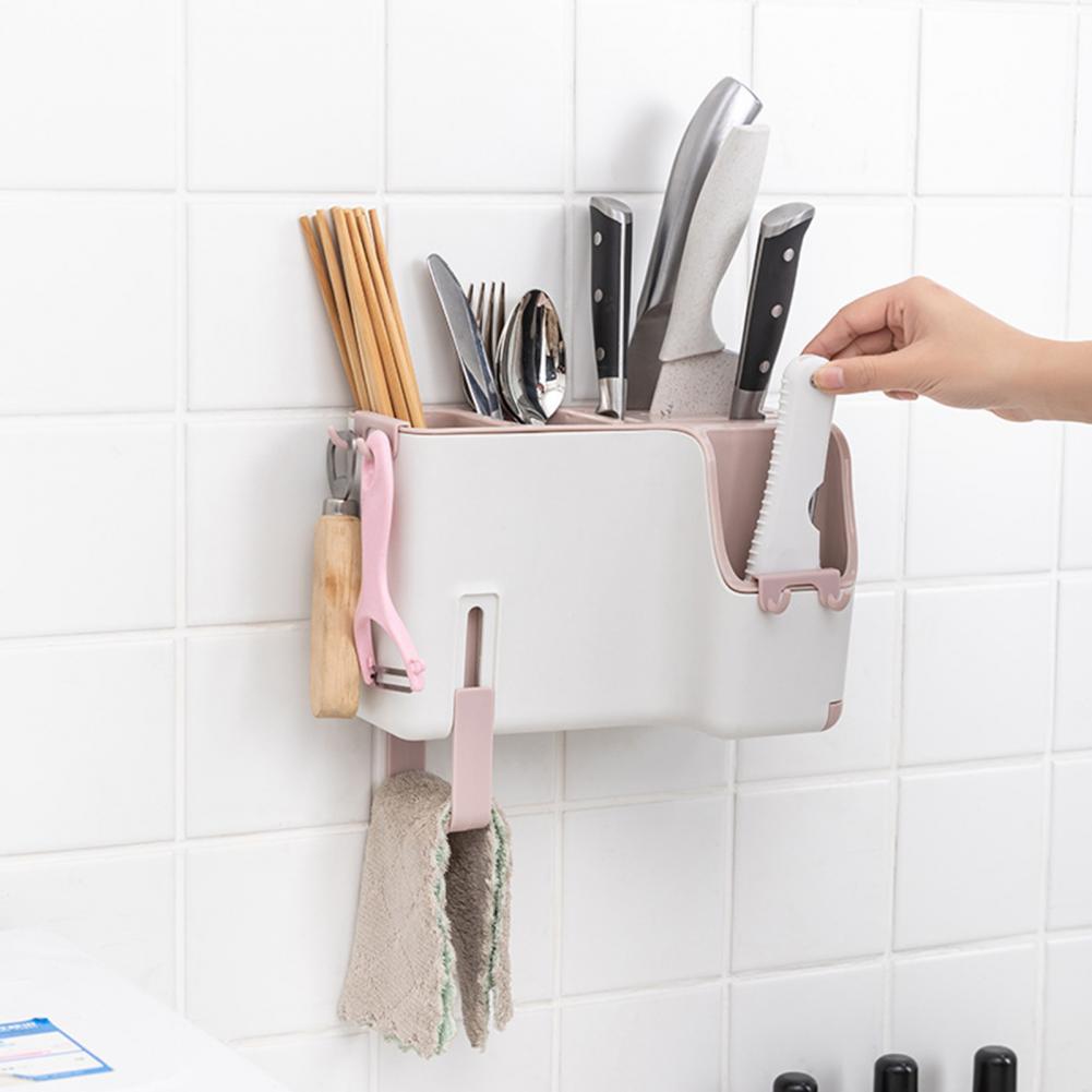 Wall Mounted Cutlery Drainer Rack Utensils Organiz... – Grandado