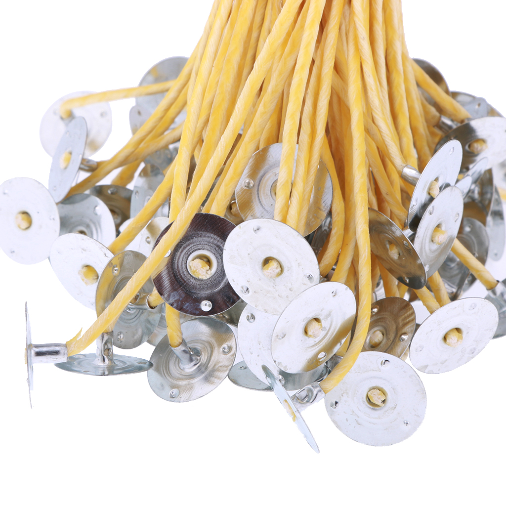 50x Sustainer Candle Wick Beewax Cotton Core Susta... – Grandado